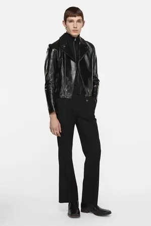 Acne Studios Leather Biker Jacket