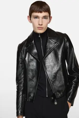 Acne Studios Leather Biker Jacket