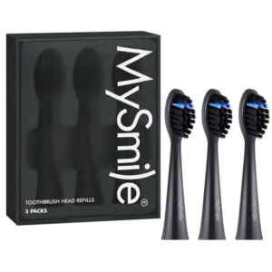 MYSMILE Dy156 Electric Toothbrush Replacement Heads - Black