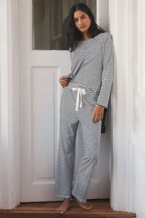PAPINELLE Jada Knit Pajama Set Navy