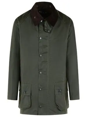 Barbour Beaufort Waxed Cotton Parka - Green