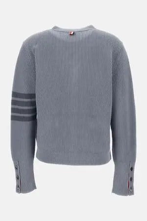 Thom Browne V-neck Cotton Cardigan