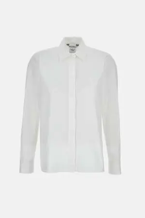 Max Mara Straight-cut Cotton Poplin Shirt