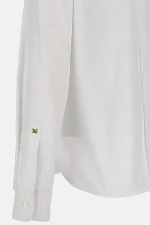 Max Mara Straight-cut Cotton Poplin Shirt