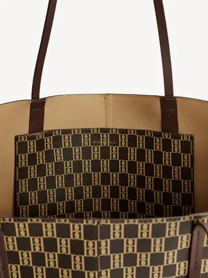 BY MALENE BIRGER Abi Monogram Tote Bag - Shale