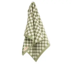 BAINA Josephine Hand Towel - Sage/chalk