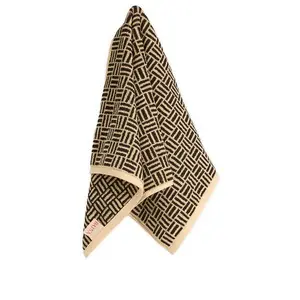BAINA Torrens Hand Towel - Sand/noir