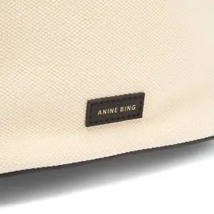 ANINE BING Mini Alana Bucket Bag - Beige