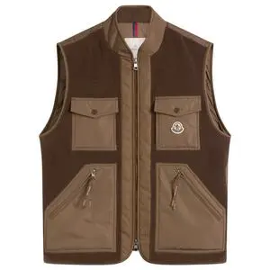 Moncler Paneled Vests For Men