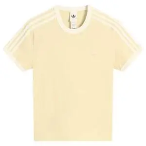 Adidas 3-stripes Short Sleeve T-shirt - Orange Tint/off White