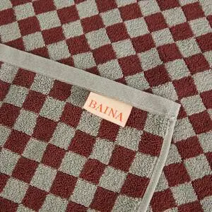 BAINA Josephine Hand Towel - Cement/rhus