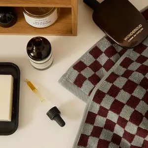 BAINA Josephine Hand Towel - Cement/rhus