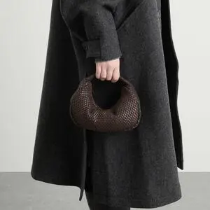 ST. AGNI Lattice Weave Mini Bon Bon Bag