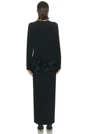 TOTEME Petal Dress - Black