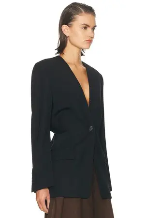TOTEME Slouch Blazer - Black