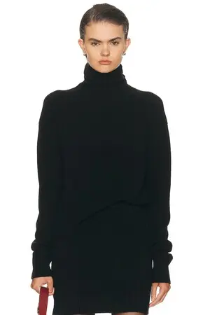 Sprwmn Cashmere Long Sleeve Turtleneck Sweater