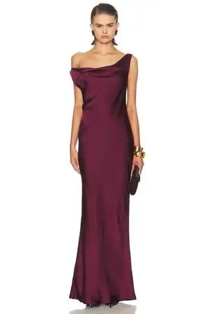 Norma Kamali Drop Shoulder Evening Dresses