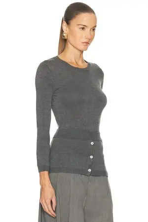 Matthew Bruch Layered Long Sleeve Sweater