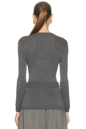 Matthew Bruch Layered Long Sleeve Sweater