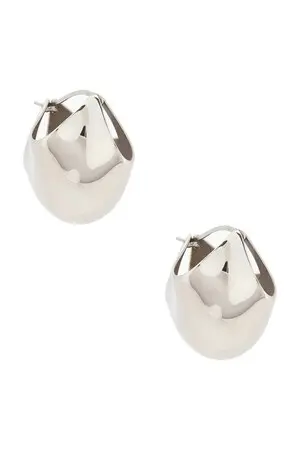Khaite Lotus Medium Earrings - Silver