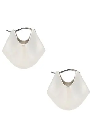 Khaite Lotus Medium Earrings - Silver