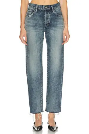 Moussy Vintage Ravencrest Straight Jeans - Blue