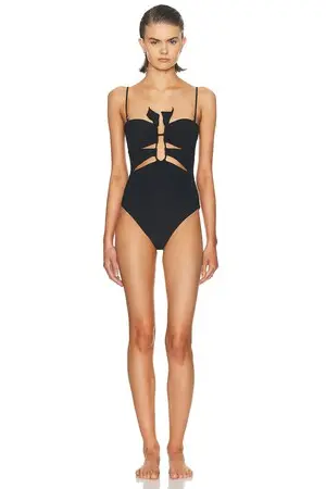 Cult Gaia Celestine One Piece Swimsuit - Black