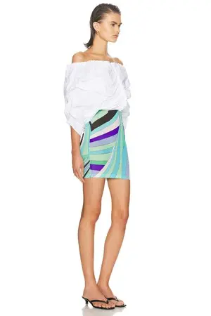 Emilio Pucci Off-the-shoulder Mini Dress