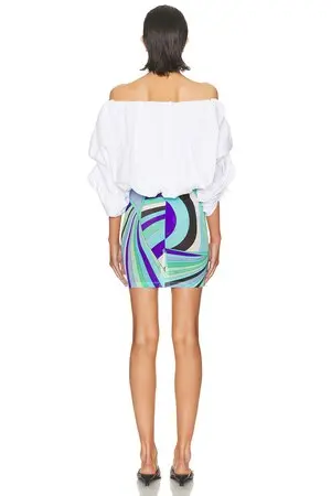 Emilio Pucci Off-the-shoulder Mini Dress