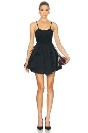 Attico Flared Bubble Mini Dress