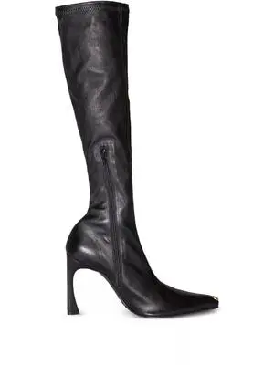 MARINE SERRE Knee High Heeled Boots