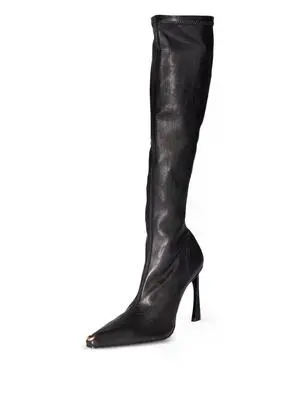 MARINE SERRE Knee High Heeled Boots