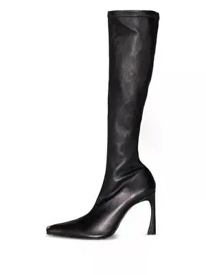 MARINE SERRE Knee High Heeled Boots