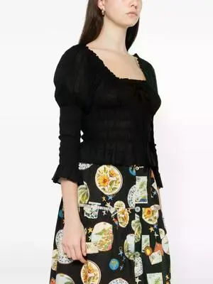 DÔEN Baptisia Puff-sleeve Top