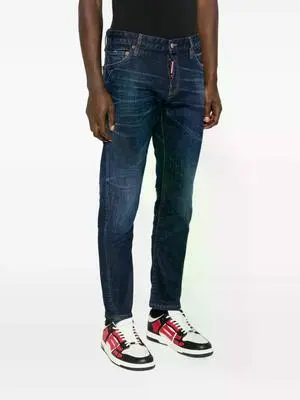 Dsquared2 Logo-patch Jeans - Blue