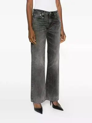 R13 Effie Faded Effect Jeans