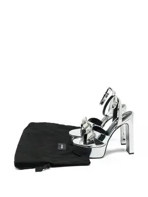 Versace Platform Sandals - Silver
