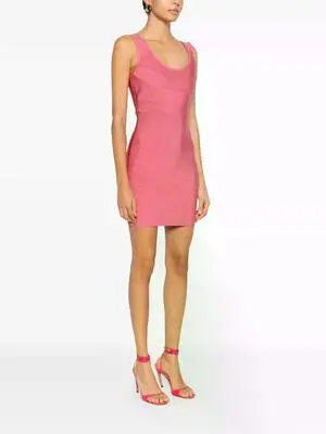 Herve Leger Amara Mini Dress - Pink