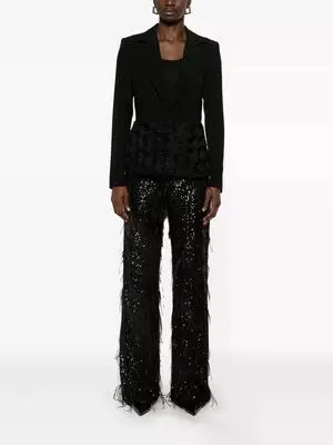 NISSA Sequin-embellished Trousers