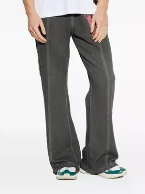 DIESEL® Crystal-embellished Graphic Trousers