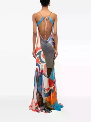 DONDE ESTEBAN Palenque Floral Maxi Dress