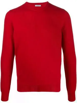 Malo Crew-neck Cashmere Sweater - Red