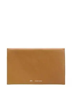 AMI Paris Smooth Leather Etienne Envelope Card Holder