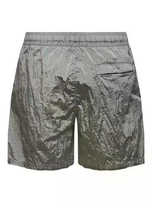 Stone Island Logo Swim Shorts - Grey