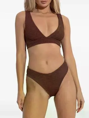 Hunza G Metallic Crinkle Bikini