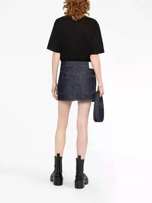 Coperni Denim Wrap Miniskirt