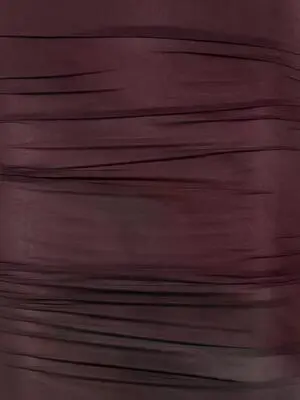 Wolford Ruched Midi Skirt - Purple