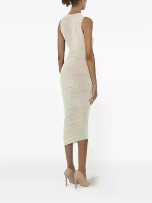 Wolford Drape Midi Dress - Neutrals