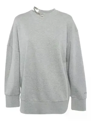Stella McCartney Chain-embellishment Sweatshirt - Grey