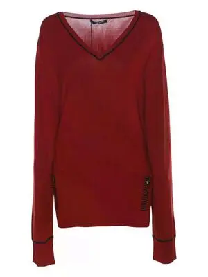 Marina Rinaldi Knit V-neck Top